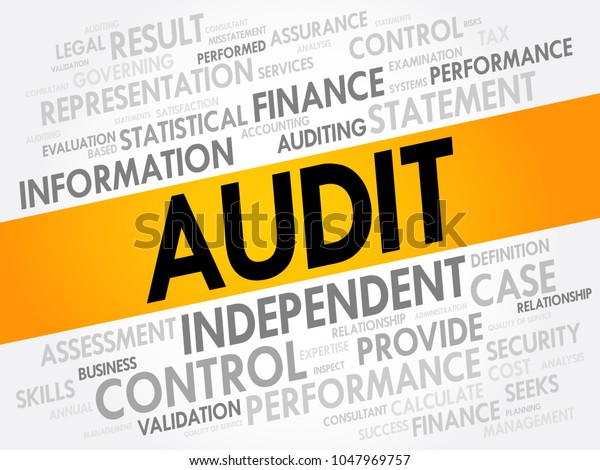 Audit Word Cloud Collage Business Concept Stock Vector (Royalty Free ...