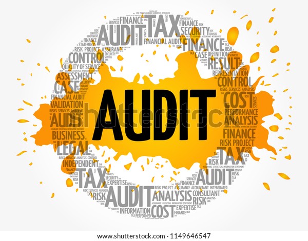 Audit Word Cloud Collage Business Concept Stock Vector (Royalty Free ...