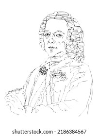 August 1 2022 Georg Philipp Telemann Stock Vector (Royalty Free ...