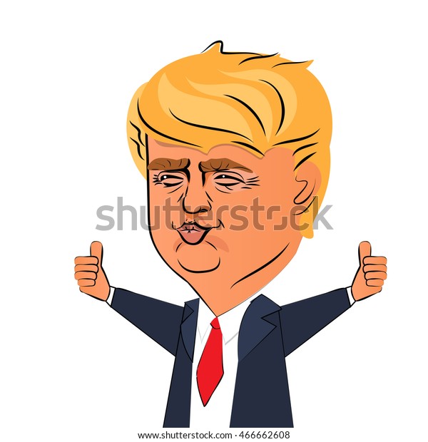 August 10 2016 Character Portrait Donald Stock Vector (Royalty Free ...