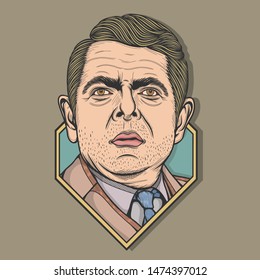 20 Rowan atkinson Stock Vectors, Images & Vector Art | Shutterstock