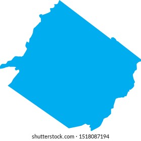 Augusta County Map State Virginia Stock Vector (Royalty Free ...