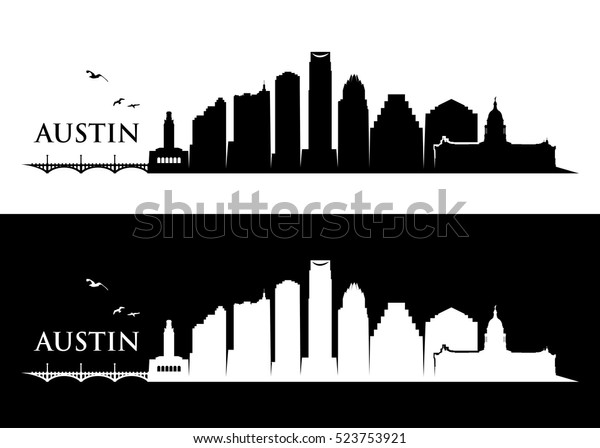 Austin Skyline Vector Illustration Stock Vector (Royalty Free ...