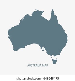 Australia Map Vector: เวกเตอร์สต็อก (ปลอดค่าลิขสิทธิ์) 162714335 ...