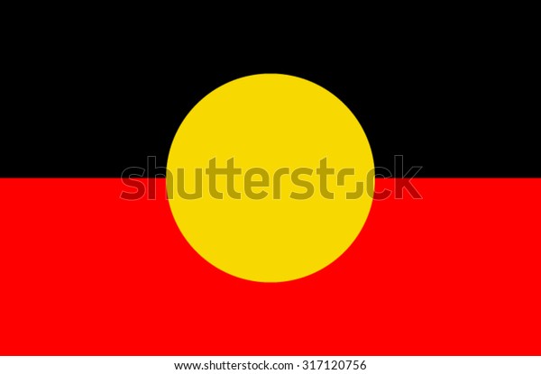 Australian Aboriginal Flag Stock Vector (Royalty Free) 317120756