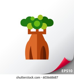 249 Boab tree icon Images, Stock Photos & Vectors | Shutterstock