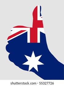 Australian Hand Signals Stock Vector (Royalty Free) 55327726 | Shutterstock
