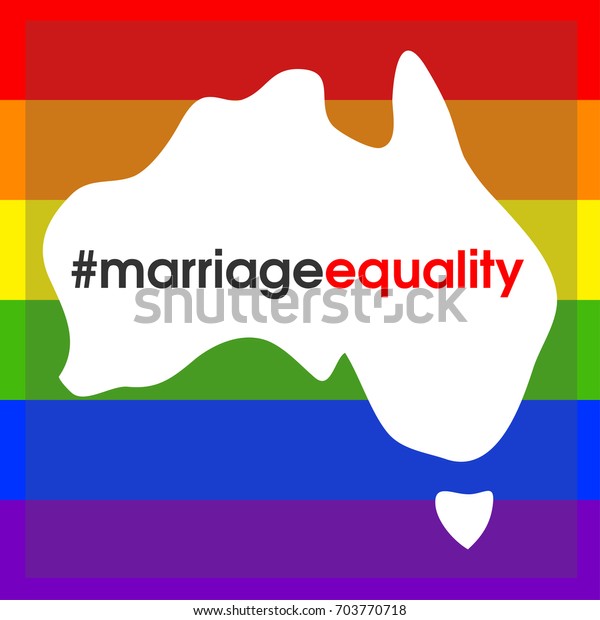 Australian Marriage Equality Stock Vector (Royalty Free) 703770718 ...