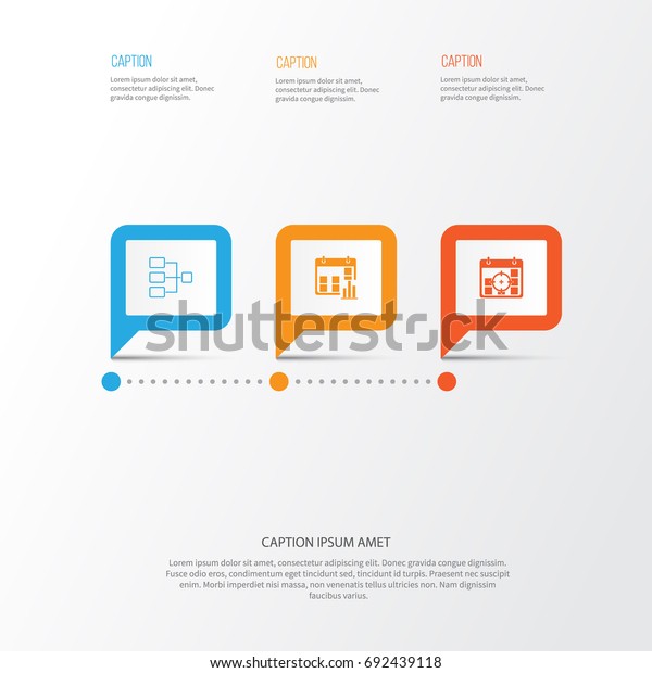 Authority Icons Set Collection System Structure Stock Vector (Royalty ...