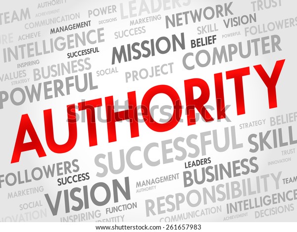 Authority Word Cloud Business Concept Stock Vector (Royalty Free ...