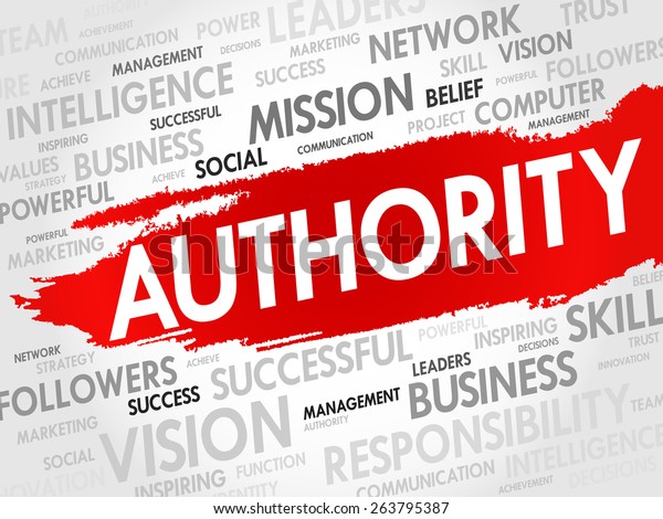 Authority Word Cloud Business Concept Stock Vector (Royalty Free ...