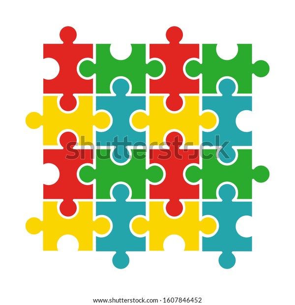 Autism Logo Puzzle Logo Consept Stock Vector (Royalty Free) 1607846452 ...