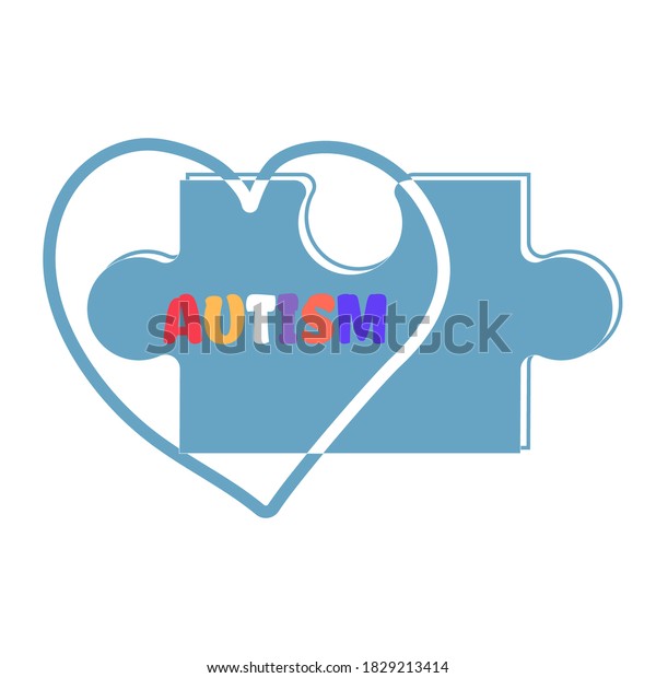 Autism Symbol Logo Icon Puzzle Shape Stock Vector (Royalty Free ...