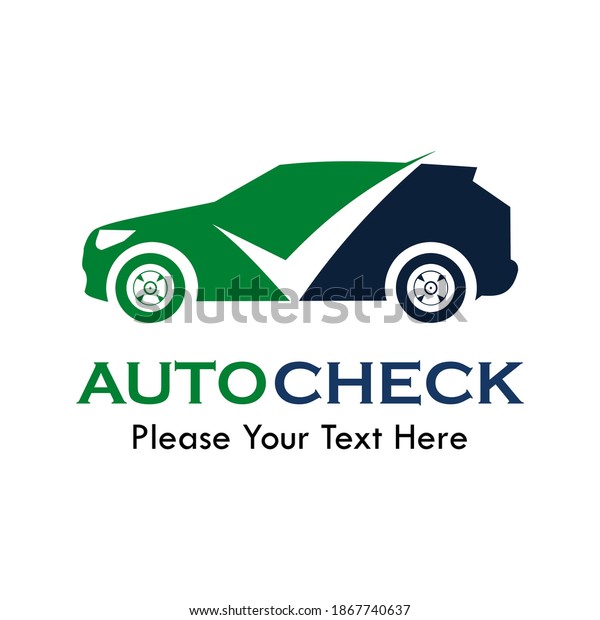 Auto Check Design Logo Template Illustration Stock Vector (Royalty Free ...