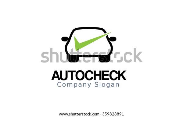 Auto Check Logo Design Illustration Stock Vector (Royalty Free) 359828891