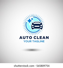 Auto Clean Logo Vector Automotive Transportation Stock Vector (Royalty ...
