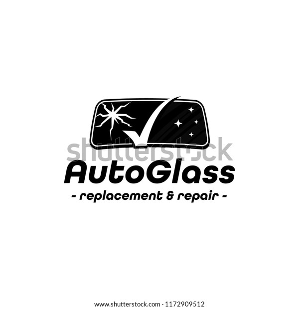 Auto Glass Company Logo Vector Illustration Stock Vector (Royalty Free ...