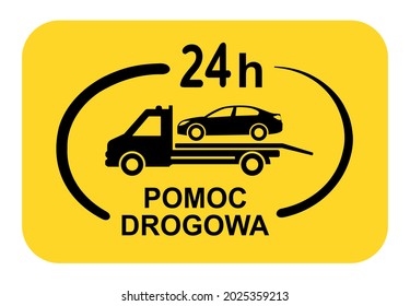 Auto Help Car Towing Stock Vector (Royalty Free) 2025359213 | Shutterstock