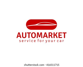 Auto Storemarket Logo Stock Vector (Royalty Free) 416511715