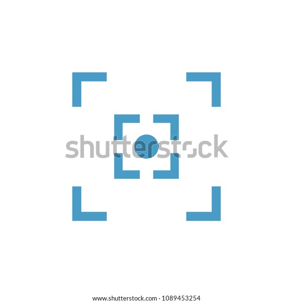 Autofocus Icon Digital Photo Camera Illustration Stock Vector (Royalty ...