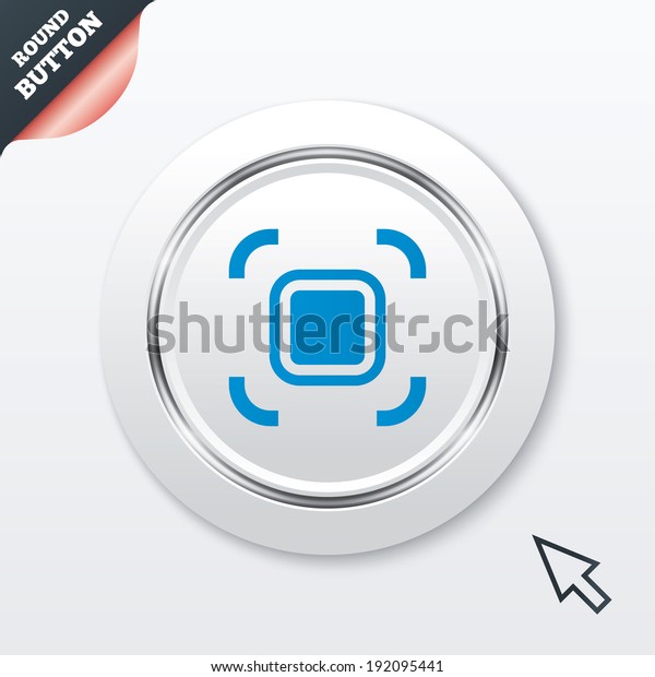 Autofocus Zone Sign Icon Photo Camera Stock Vector (Royalty Free ...