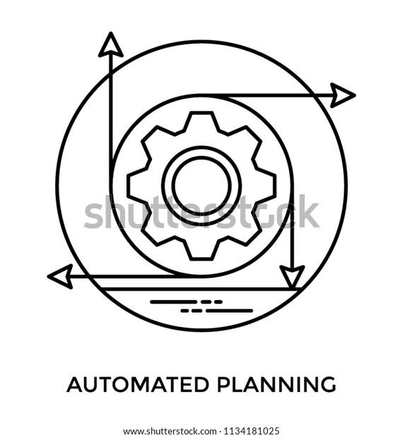 Automated Solution Diagram Stock Vector (Royalty Free) 1134181025 ...