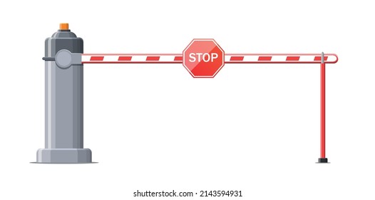 250 Boom barrier Stock Vectors, Images & Vector Art | Shutterstock