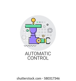 Automatic Control Machinery Industrial Automation Industry Stock Vector ...