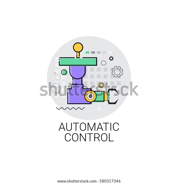 Vector de stock (libre de regalías) sobre Automatic Control Machinery ...
