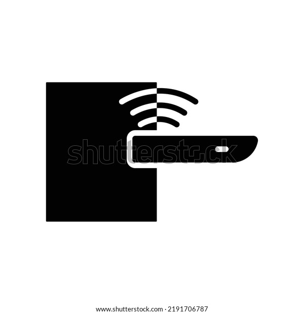 Automatic Door Icon Icon Related Technology Stock Vector (Royalty Free ...