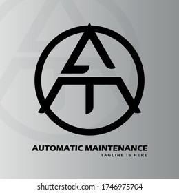 Automatic Maintenance Company Logos Machine Icons Stock Vector (Royalty ...