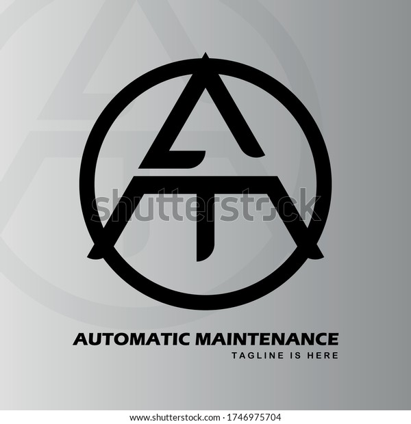 Automatic Maintenance Company Logos Machine Icons Stock Vector (Royalty ...
