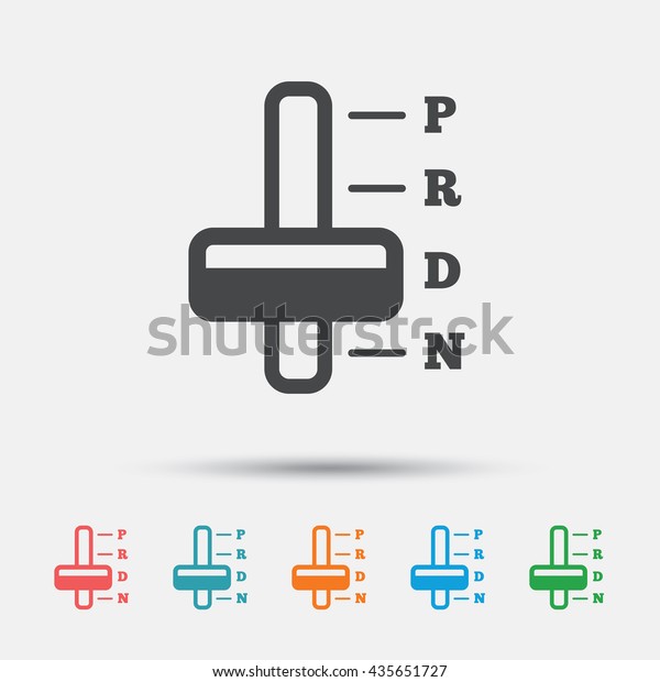 Automatic Transmission Sign Icon Auto Car Stock Vector (Royalty Free ...