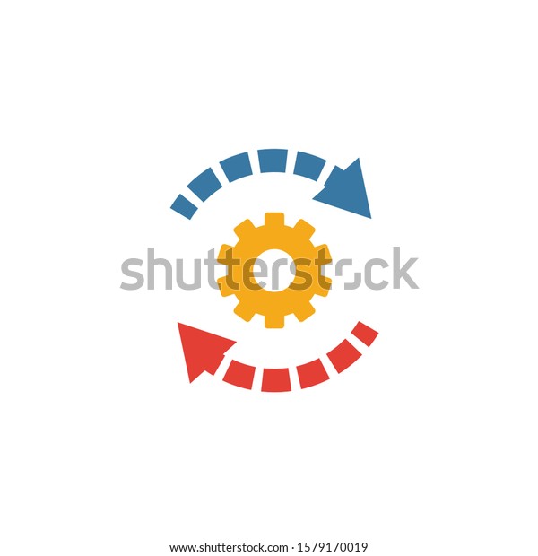 Automation Icon Simple Element Productivity Icons: เวกเตอร์สต็อก (ปลอด ...