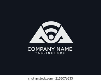 Automation Technology Minimalist Logo Vector Design Stock Vector ...