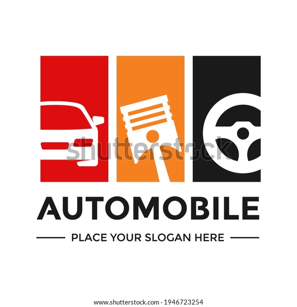 Modèle de logo vectoriel automobile ou : image vectorielle de stock ...
