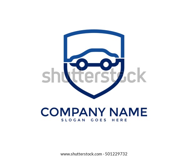 Automotive Car Shield Logo Design Template Stock Vector (Royalty Free ...