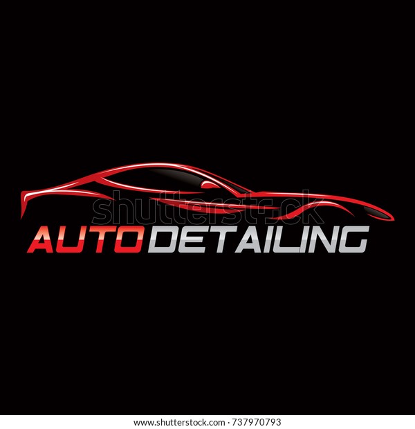 Automotive Collision Logo Auto Detailing Logo Stock Vector (Royalty ...