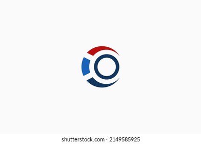 Automotive Speedometer Circle Wheel Logo Design Stock Vector (Royalty ...