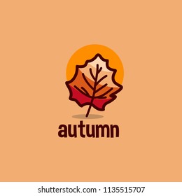 Autumn Logo Design Stock Vector (Royalty Free) 1135515707 | Shutterstock