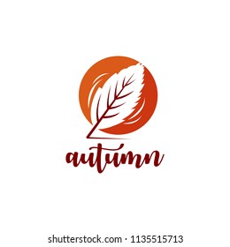 Autumn Logo Design Stock Vector (Royalty Free) 1135515713 | Shutterstock