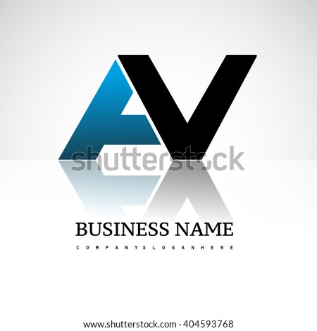 AV Company Linked Letter Logo Icon Stock Vector (Royalty Free ...