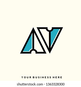 Avb Letter Mark Design Vector Icon Stock Vector (Royalty Free) 1516376045