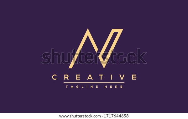 Av Letter Logo Design Creative Modern Stock Vector (Royalty Free ...