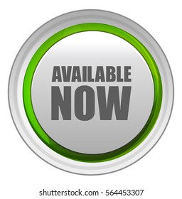 Available Now Icon Stock Vector (Royalty Free) 564453307 | Shutterstock