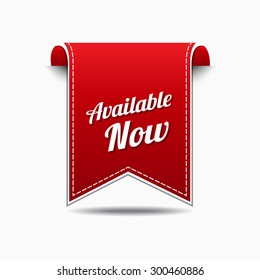 Available Red Vector Icon Design Stock Vector (Royalty Free) 300460886
