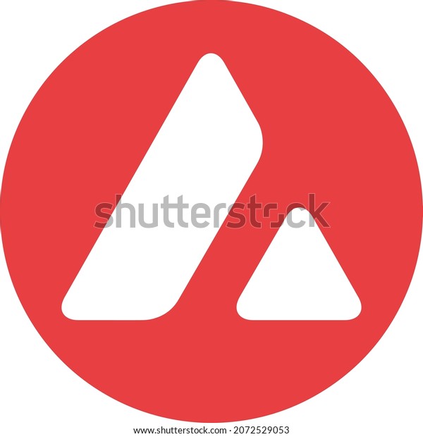 Avalanche Avax Crypto Currency Logo Vector Stock Vector (Royalty Free ...
