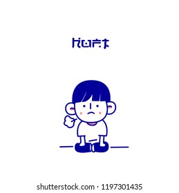 Avatar Boy Annoyed Face Stock Vector (Royalty Free) 1197301435 ...