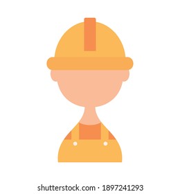 Avatar Builderman Icon Over White Background Stock Vector (Royalty Free ...