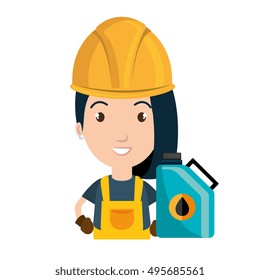 Avatar Industrial Worker Stock Vector (Royalty Free) 495685561 ...